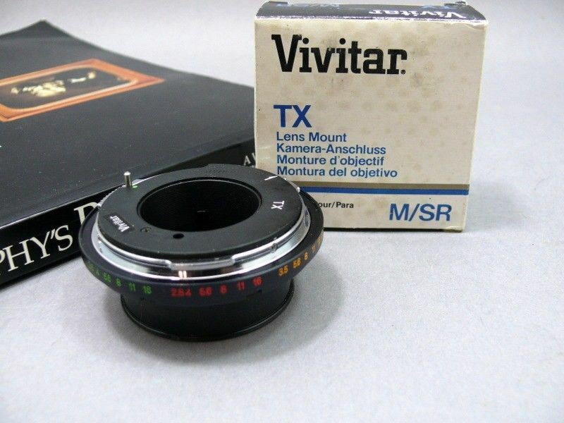 Vivitar TX lens mount for Minolta SR bayonet mt. | eBay