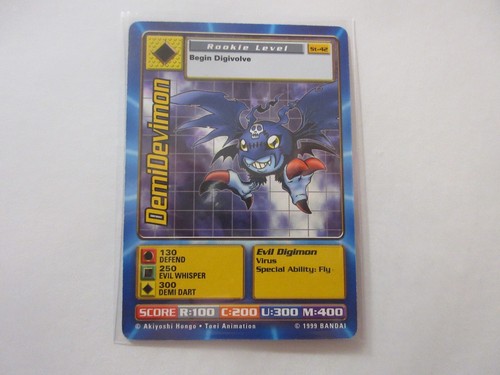 DemiDevimon 1999 Digimon Trading Card LP | eBay