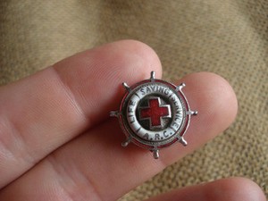 LIFE SAVING SERVICE ENAMELED LAPEL PIN | eBay