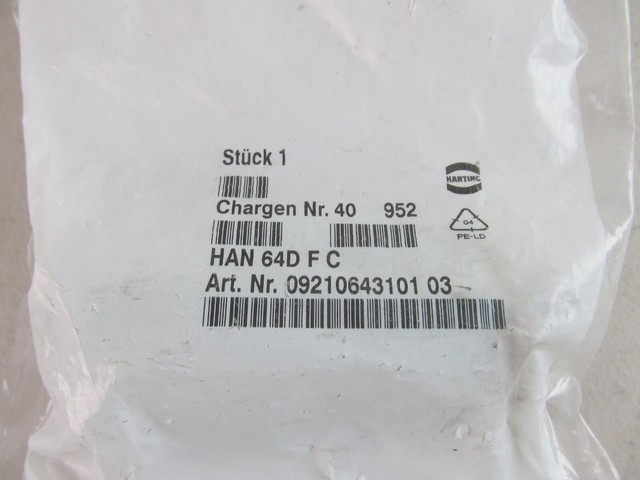 HARTING 09210643101 64d Connector Insert for sale online | eBay