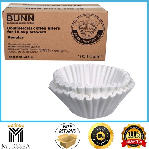BUNN 12-Cup Commercial Coffee Filters (20115.000), 1000 Count, White | eBay