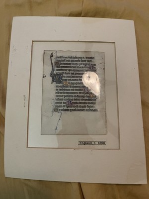 Books & Manuscripts - Vellum Bible