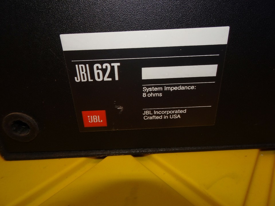 JBL 62T Vintage Bookshelf Speakers | eBay