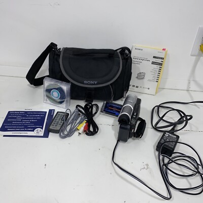 Sony Handycam DCR-DVD405 Digital Video Camera Recorder BUNDLE DVD-RW ...