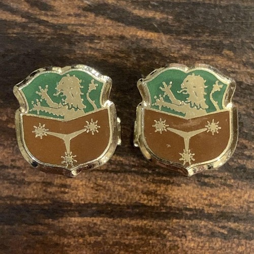 Mus Vintage-Style Button Cufflinks Emblem Pat Pen Retro Present Gift ...