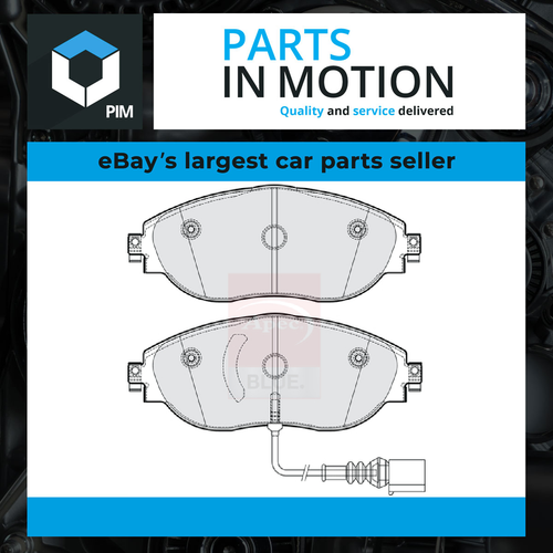 Brake Pads Set Front PD4258 Apec Blue 3Q0698151B 5Q0698151AJ 5Q0698151K ...
