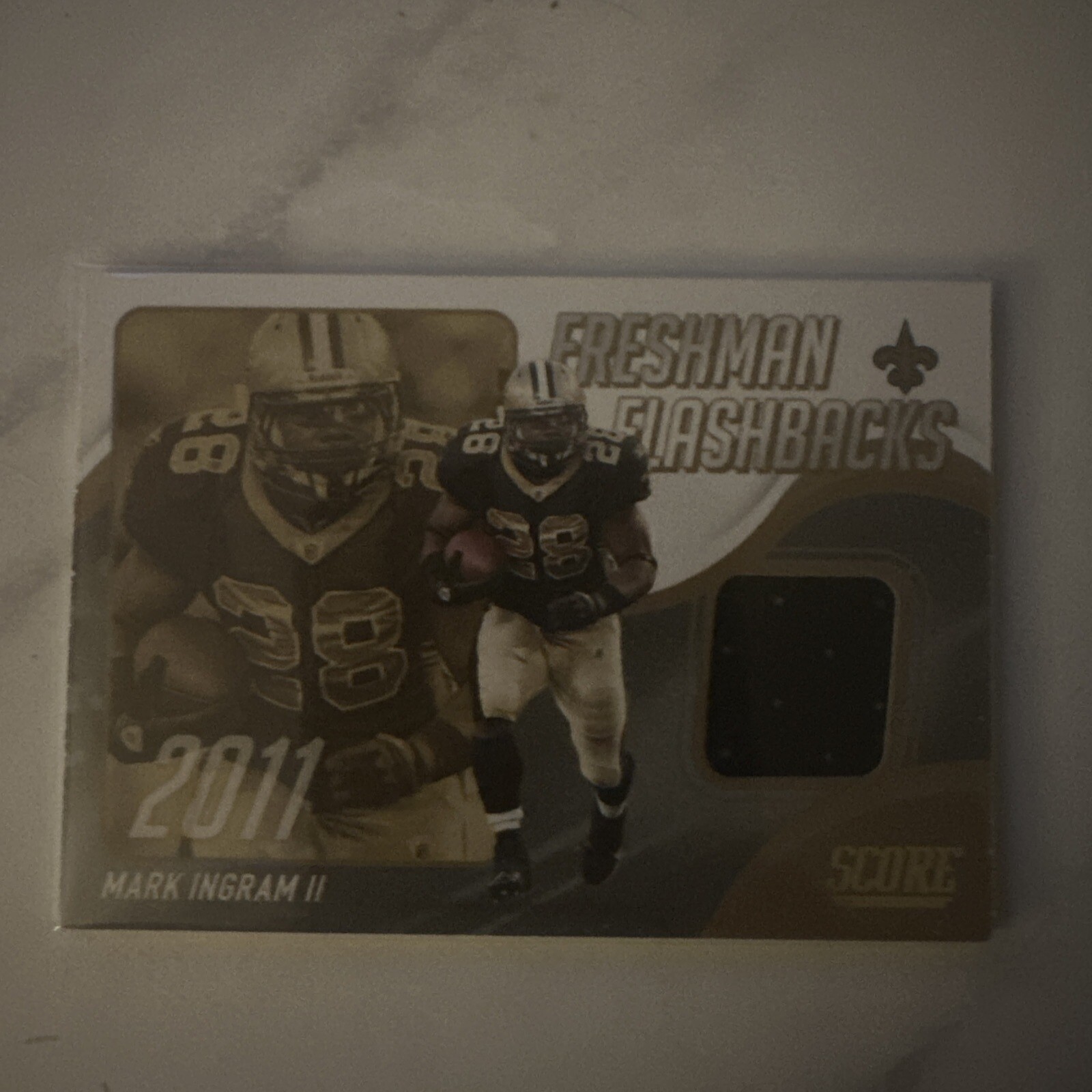 Mark Ingram "Freshman Flashbacks" (New Orleans Saints) Jersey Patch ...