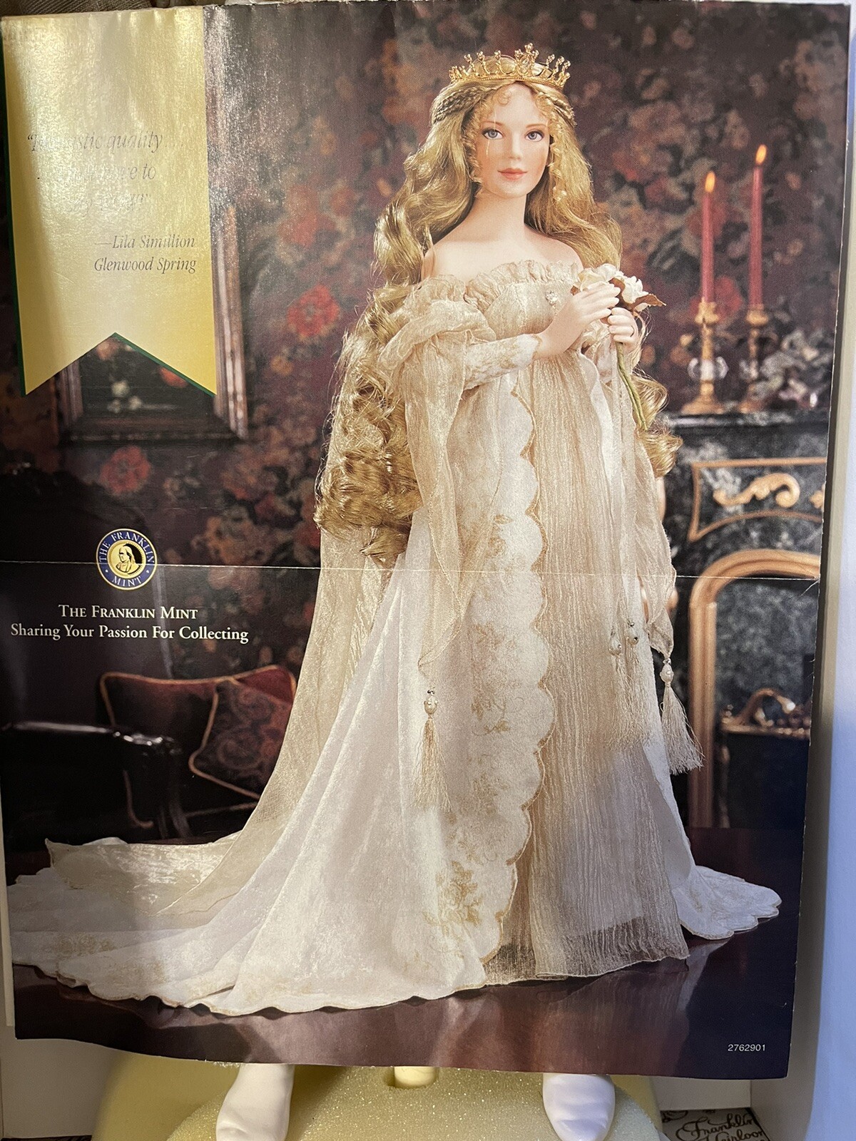 The Franklin Mint Arthurian Legend Collection 16" GUINEVERE Heirloom ...