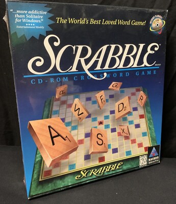 Scrabble WIN 95/Mac CD-Rom Crossword Game Brand New Factory Sealed ...