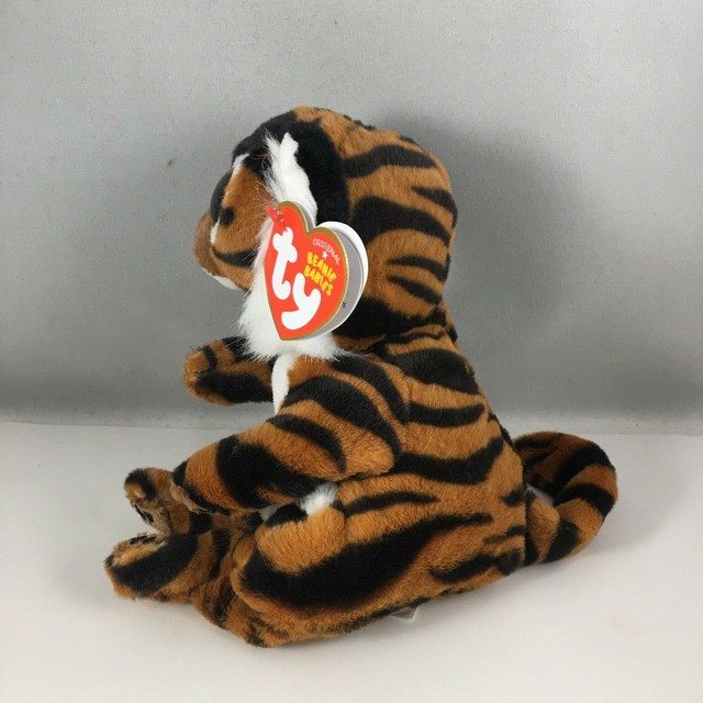 Ty Beanie Baby Bellies CLAWDIA the Tiger (6 Inch) MWMT Plush Toy ...