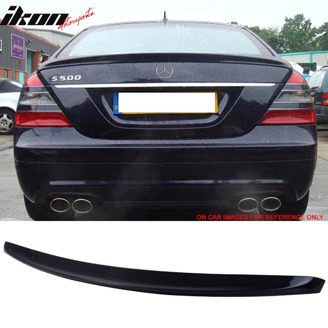 07-13 BENZ S-class W221 Trunk Spoiler OEM Painted # 890 Cavansitblau ...