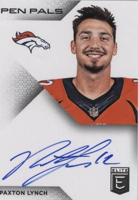 2016 Donruss Elite - Pen Pals Paxton Lynch #PP-PL (AU, RC) for sale ...