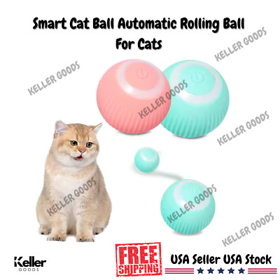Smart Cat Ball Automatic Rolling Ball Electric Cat Interactive Toys -1 ...