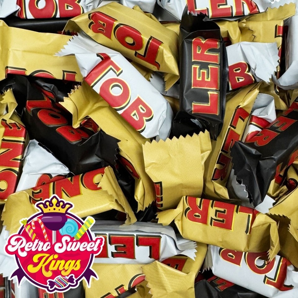Toblerone Mini Milk Dark White Chocolate Mix Nougat Almonds Honey Bite ...