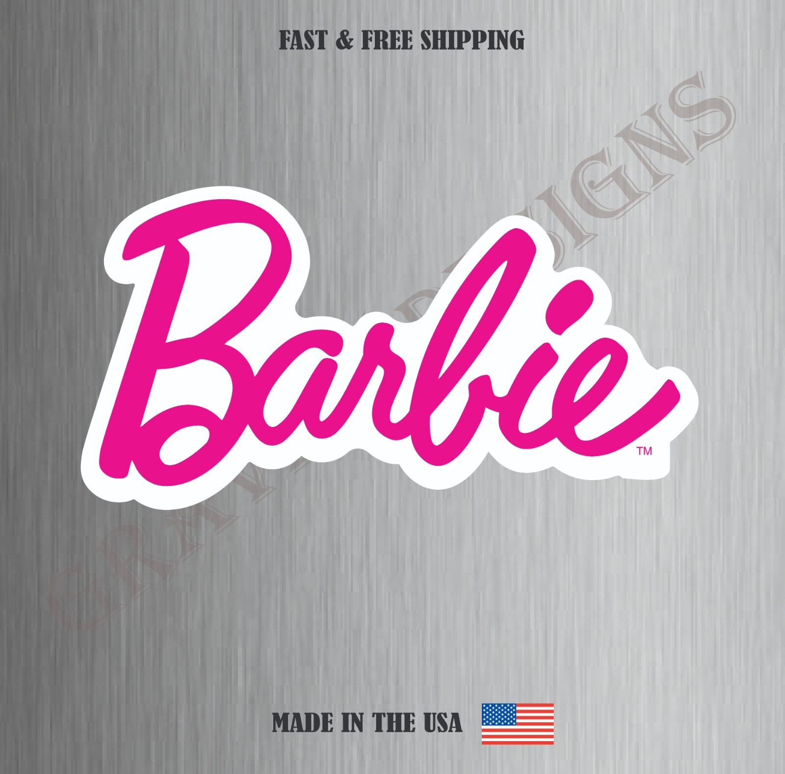 Barbie Vinyl Sticker Decal Car Truck Garage Bumper Window Wall Water ...