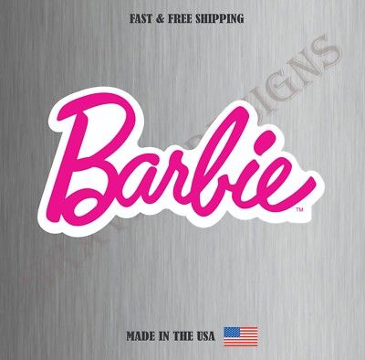 Barbie Vinyl Sticker Decal Car Truck Garage Bumper Window Wall Water ...