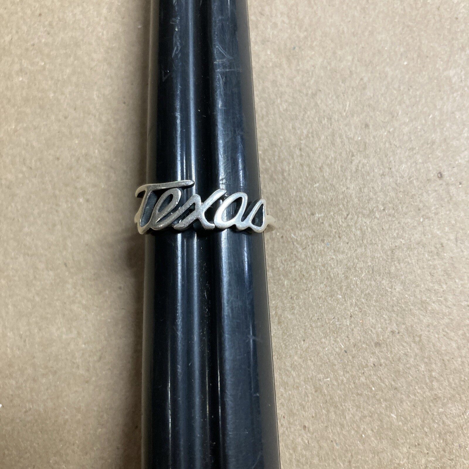 James Avery Retired Script Texas Ring | Size 8.5 | St… - Gem