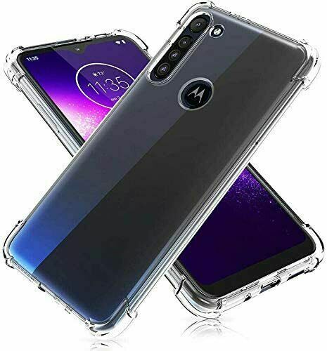 For Motorola Moto G8 Power Lite Case Clear Silicone Slim Shockproof Gel ...
