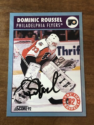 1992-93 Score Canadian Dominic Roussel #464 AUTO | eBay