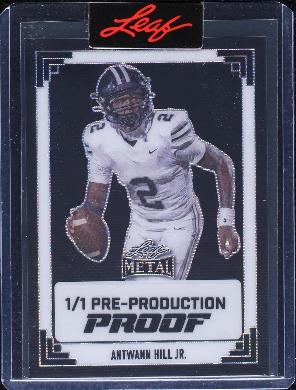 2024 Leaf Metal - 1991 Leaf Autographs Antwann Hill Jr. #91A-AHJ Pre ...
