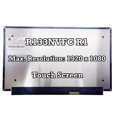 R133NVFC R1 13.3''Inch 1920×1080 IPS EDP Touch Laptop Display Panel LCD ...