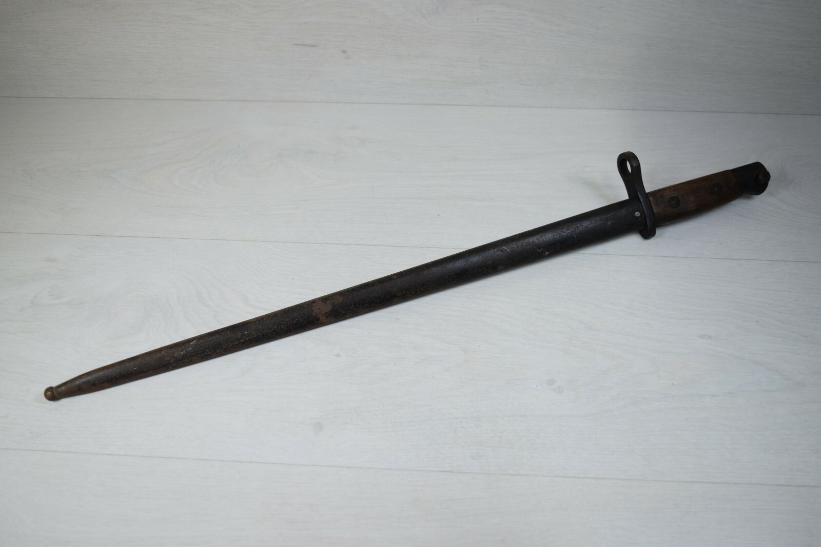 Vintage Belgium WWI M1916 Bayonet For M1889 Mauser Rifle with Scab ...