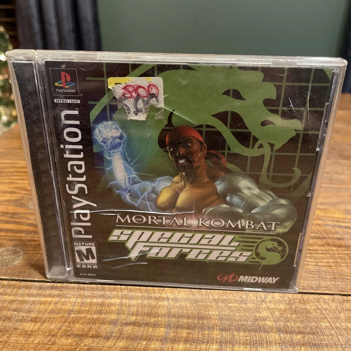 Mortal Kombat Special Forces REPRODUCTION CASE No Disc Ps1