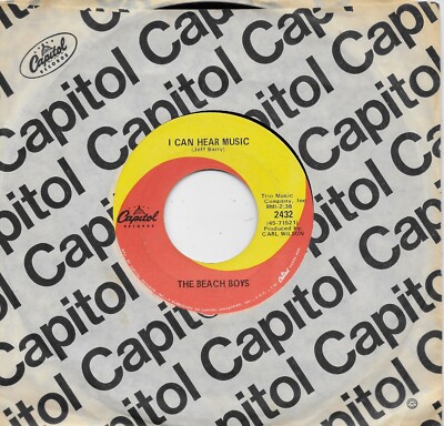 THE BEACH BOYS I Can Hear Music / All I Want To Do original 45 from ...
