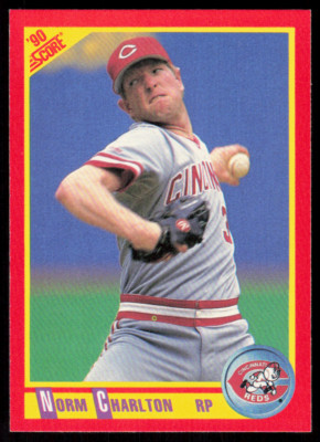 1990 Score 248 Norm Charlton Cincinnati Reds | eBay