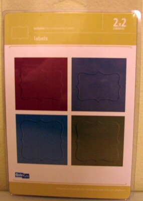 LABELS QUICKUTZ EMBOSSING FOLDER DIE QUICKUTZ EPIC REVOLUTION LIFESTYLE ...