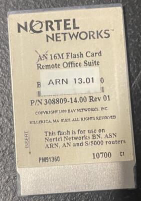 Nortel Networks 308809-14 16M Flash Card Remote Office Suite | eBay