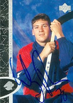 Wayne Primeau autographed Hockey Card (Buffalo Sabres) 1996 Upper Deck ...