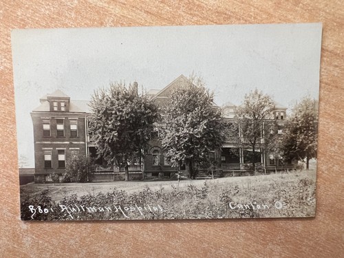Aultman Hospital Canton OH Ohio Real Photo Postcard RPPC c.1908 Leiter ...