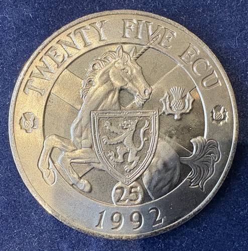 Vintage 1992 Europa Scotland 25 ECU Pattern Proof Coin | eBay Australia
