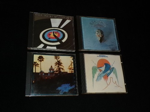 4 Eagles CDs CD lot Hotel California,On the Border, Greatest Hits Vol 1 ...