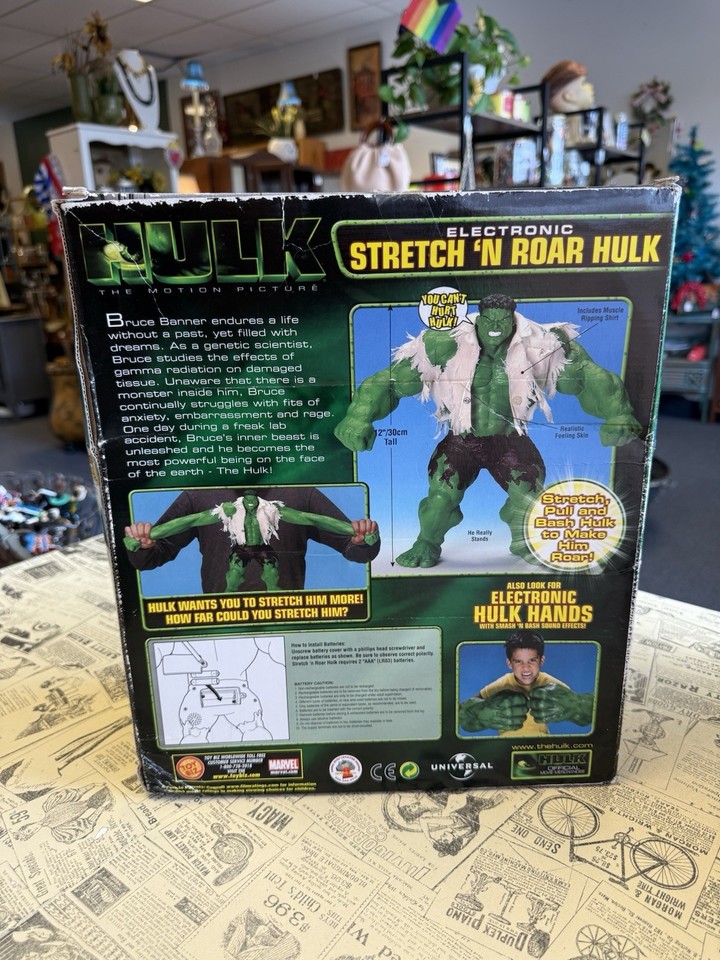 Stretch 'N Roar Hulk | Marvel Incredible Hulk, Toy Biz | 2003 | eBay