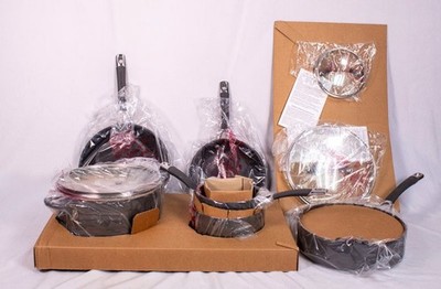 Circulon Radiance Hard Anodized Nonstick Cookware Pots & Pans Set, 10 ...