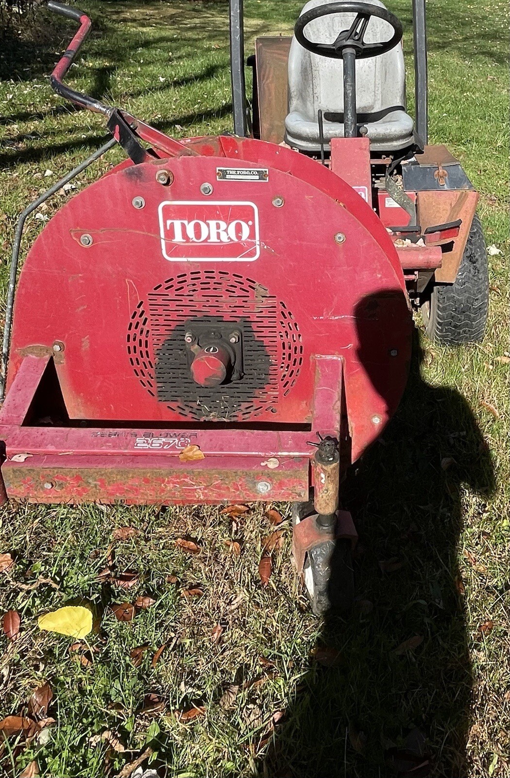 Toro Groundsmaster 325D With Leaf Blower Low Hours | eBay