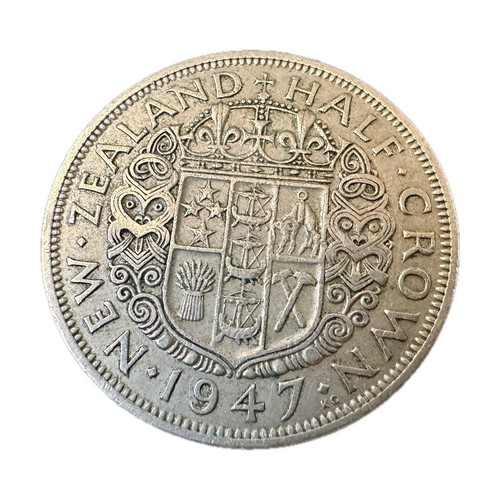 New Zealand 1/2 Crown Pre Decimal Coin 1947 Ungraded Lot 1131 | eBay