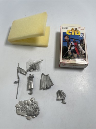 ANDREA MINIATURES EL CID Medieval Knights SM-F15 1050 New In Box Spain ...