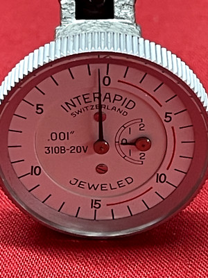 Interapid/Tesa Dial Indicator .001" 310B-20V Indicator Vintage!! | eBay