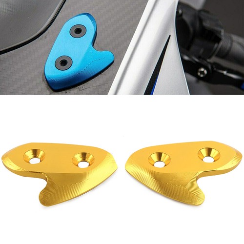 Rearview Mirror Block Off Base Plates Mount Fit Yamaha R1 YZF YZF-R1 ...