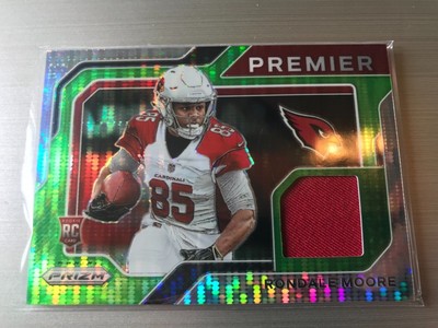 2021 Prizm Rondale Moore RC Jersey Rookie Premier Neon Green Pulsar #PJ ...