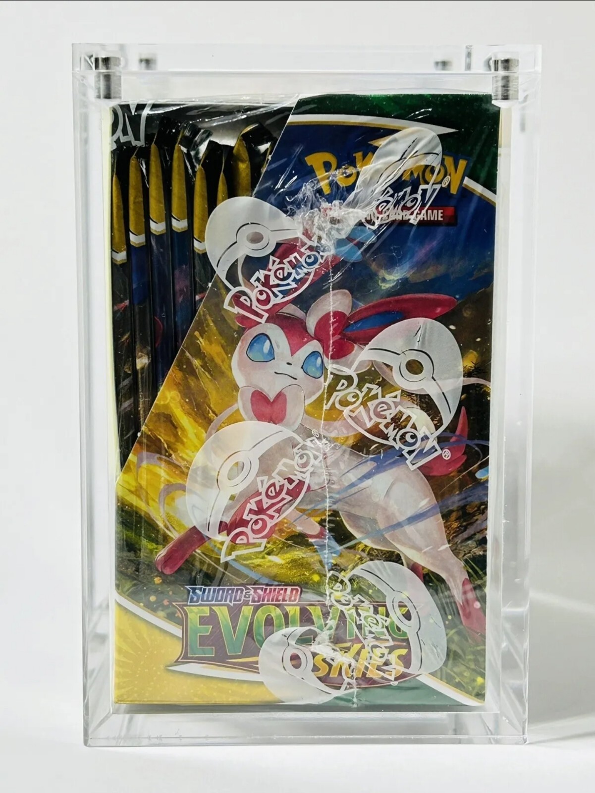2 Pack - Pokemon Magnetic Booster Box Acrylic Case Pokémon Card ...