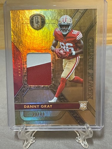 2022 Panini Gold Standard Danny Gray #NMM-DGR /49 RC Newly Minted 2 ...
