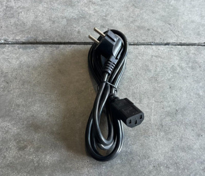 2 Prong European Computer Power Cord, (IEC-320-C13 to SCHUKO CEE 7/7 ...