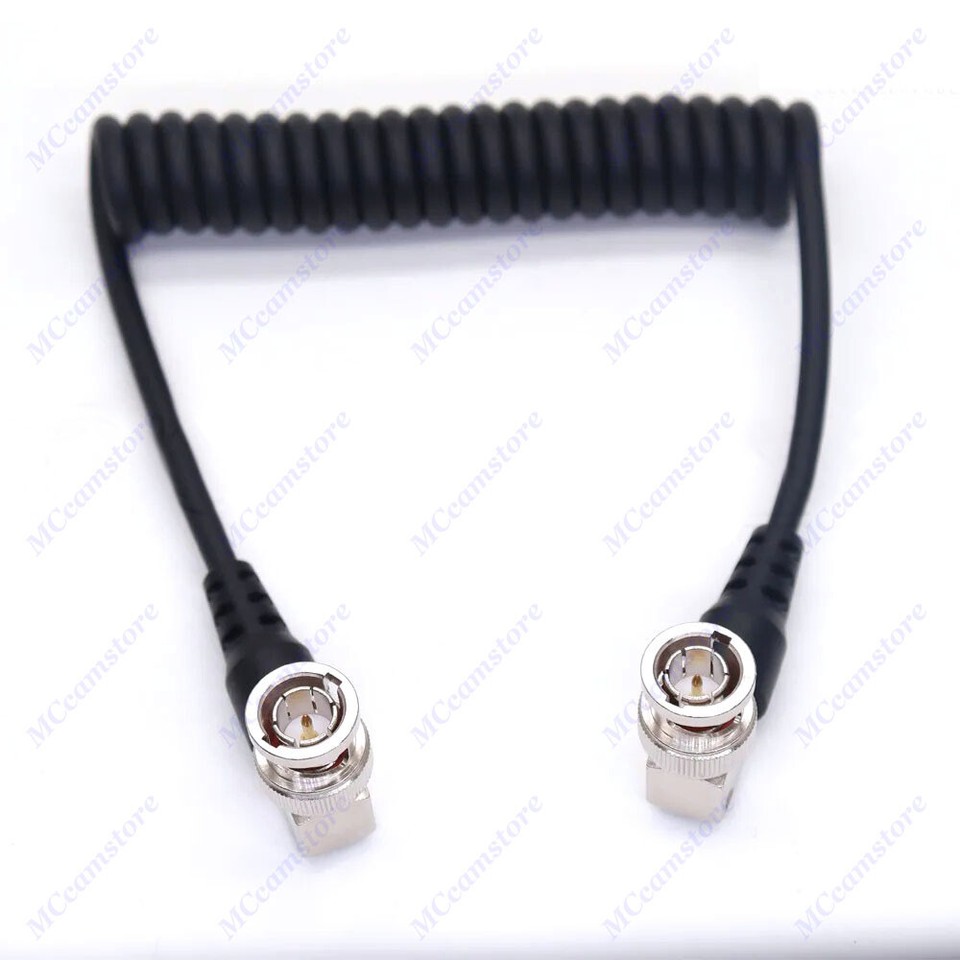 SDI 12G Video 75 Ω Coaxial Cable Camera SDI Spring Wire Elbow BNC To ...
