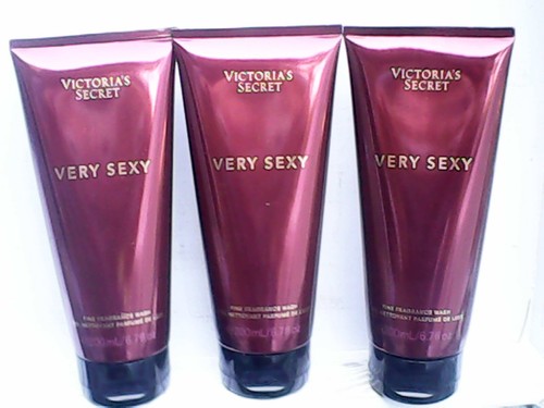 THREE Victoria's Secret Very Sexy Fragrance Body Wash Shower Gel ...