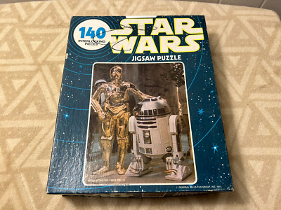 Vintage 1977 Star Wars R2-D2 & C-3PO General Mills 140 Piece Puzzle ...