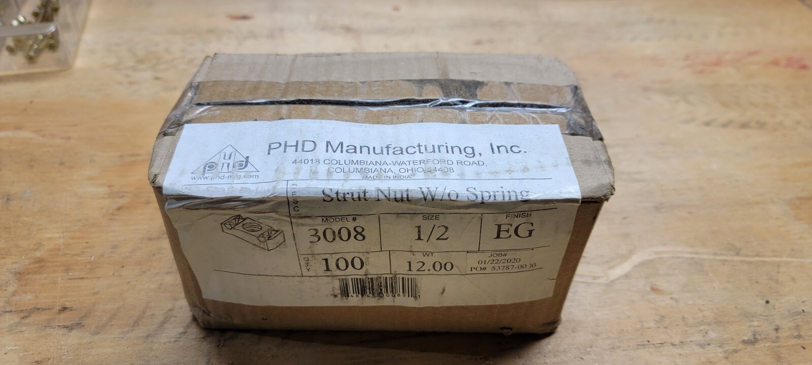 (100) 1/2"-13 No Spring Strut Channel Nut Zinc Plated For Unistrut ...